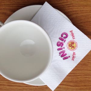 Set of 50 Custom Napkins for Company * Personalized Napkins * Photo ...