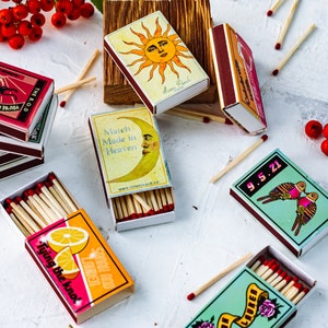 Bulk Custom Vintage Matches - Personalized Matchboxes - Favor ...