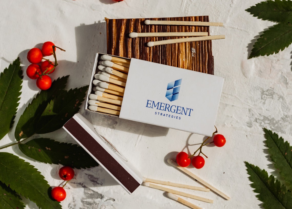 Restaurant LOGO Matchboxes / Business Matches / Custom - Etsy