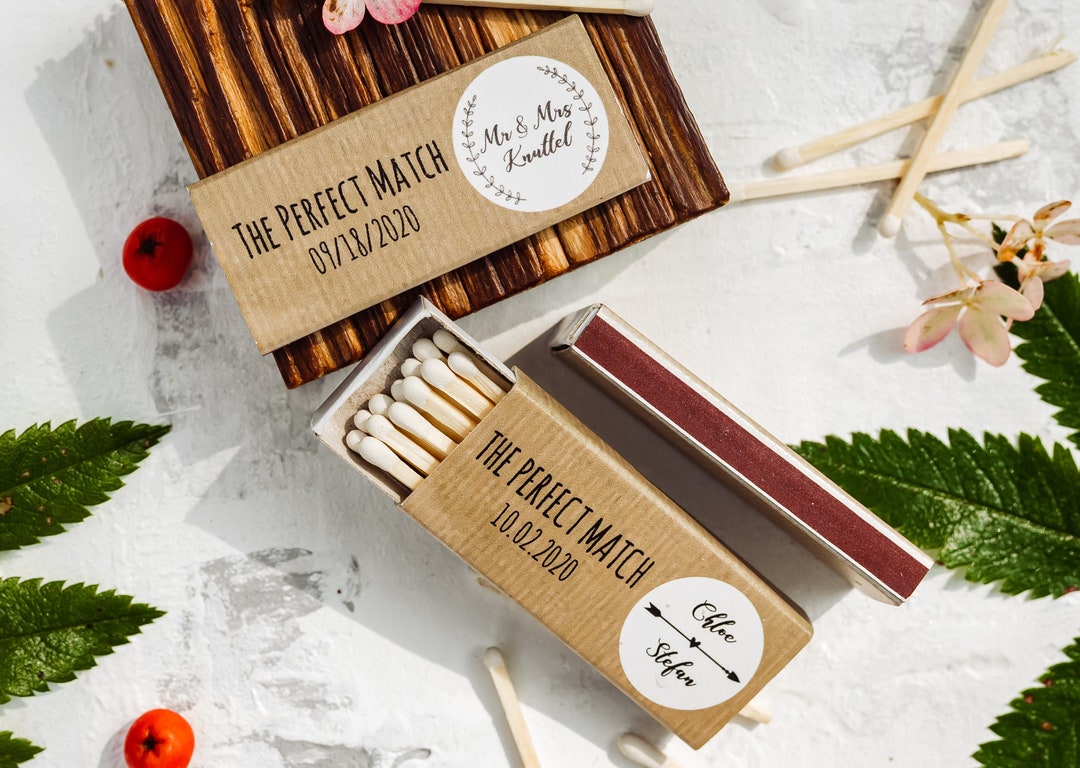 Rustic Wedding Matchboxes / GET LIT Matchboxes / Perfect MATCH ...
