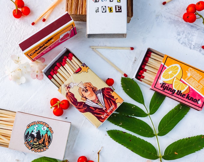 BUSINESS LOGO Custom Matchbox / Bulk Matches / Favor for Customers ...