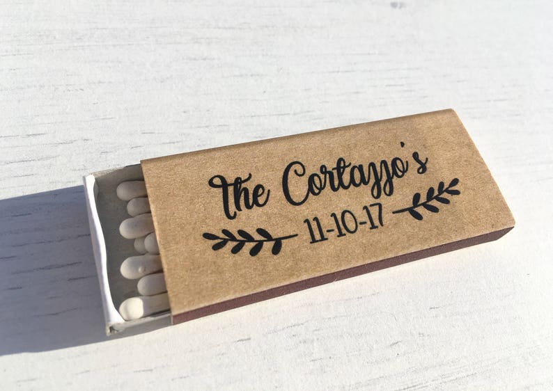 Perfect Match Matches Wedding Matches Favor Personalized - Etsy