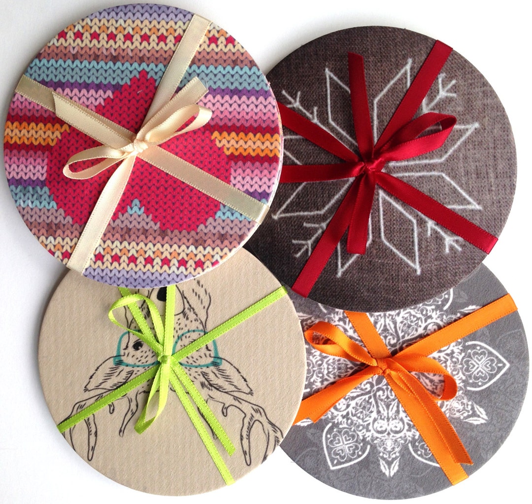 20 Custom Photo Coasters * Paper Coasters * Logo Coaster * Quote ...