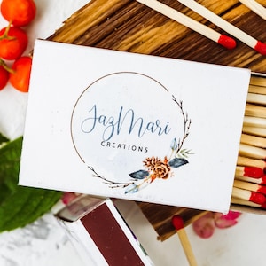 BUSINESS LOGO Custom Matchbox / LOGO Matches / Business Thank You ...