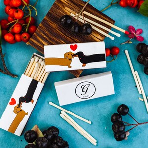 THE PERFECT MATCH Navy Blue Wedding Custom Matchboxes / Wedding Favor ...