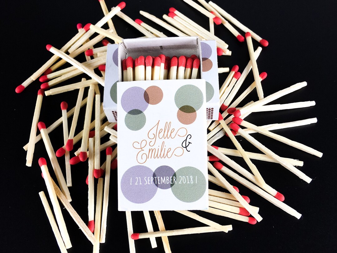 Your Own Design Wedding Matchboxes - Custom Made "the Perfect Match ...