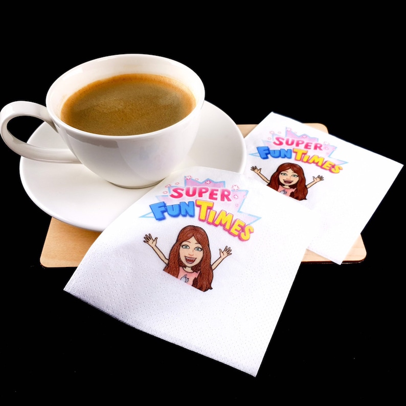 Set of 50 Personalized Party Napkins * Custom Napkins * Your Design ...