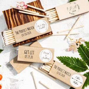 Rustic Wedding Matchboxes / GET LIT Matchboxes / Perfect MATCH ...