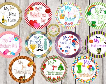 Baby First Stickers | Etsy