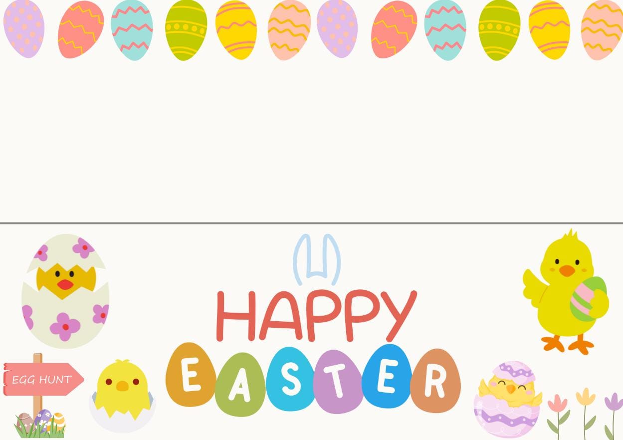 Digital Download Easter Treat Bag Topper, Easter Class Treat Topper ...