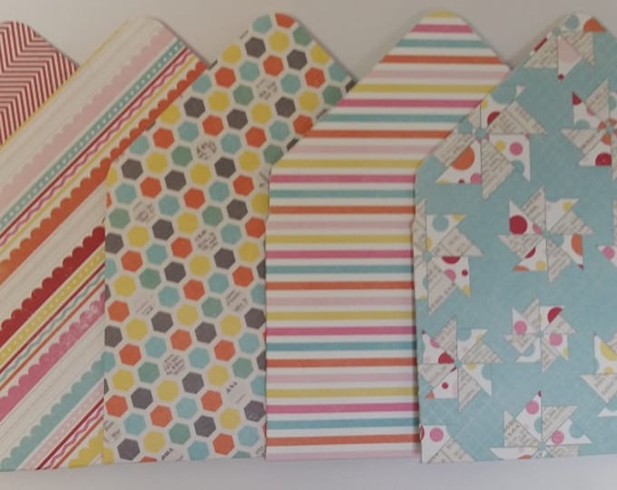 Set of 5 Gift Card Envelopes // Weddings // Bridal Showers // Birthdays ...