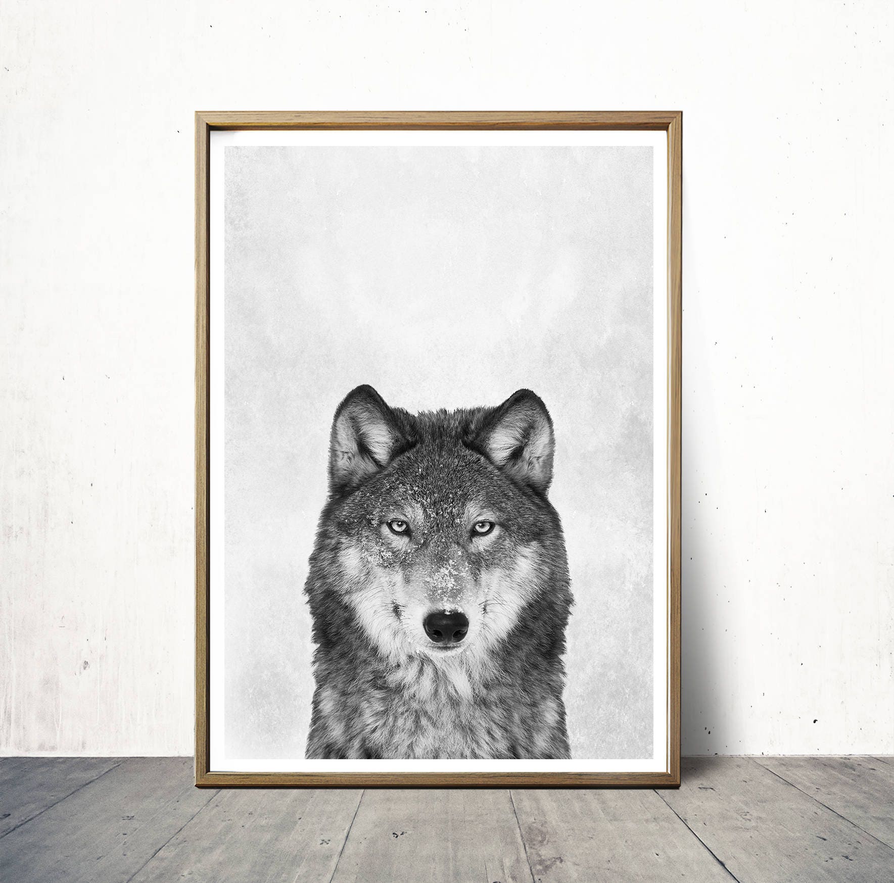 Wolf Print Wolf Poster Wall Art Print Animal Print Wolf Art | Etsy
