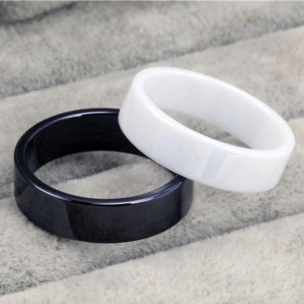 Ceramic Wedding Band - Etsy