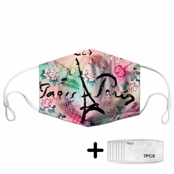 Eiffel Tower Face Mask - Etsy