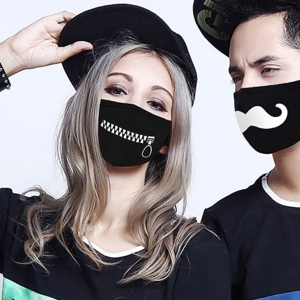 Zipper Face Mask - Etsy