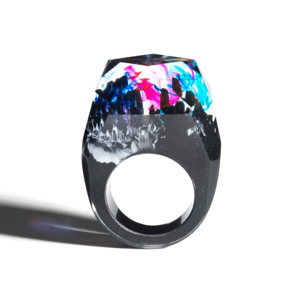 Aurora Borealis Ring Secret World Ring Northern Lights Ring | Etsy