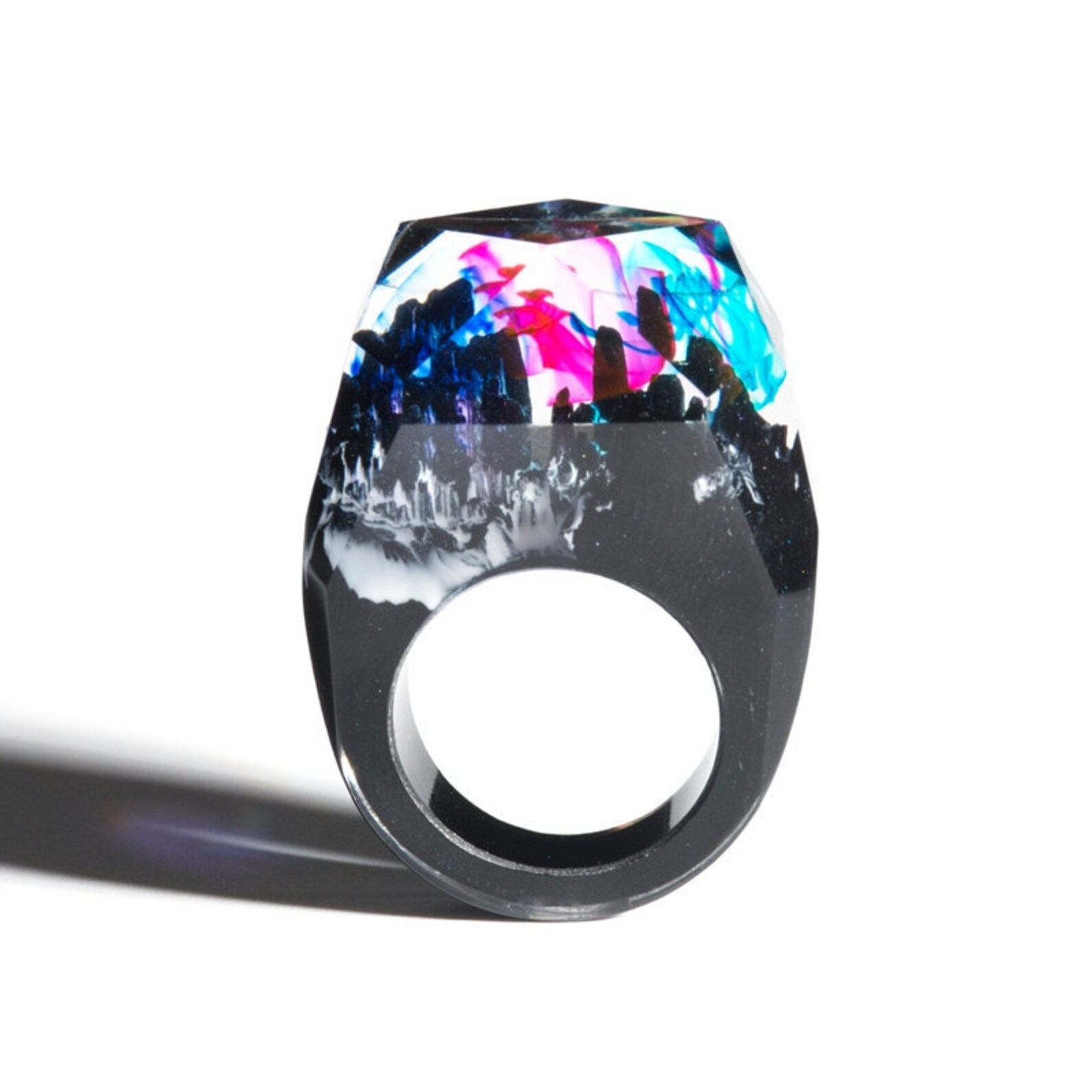 Aurora Borealis Ring Secret World Ring Northern Lights Ring | Etsy