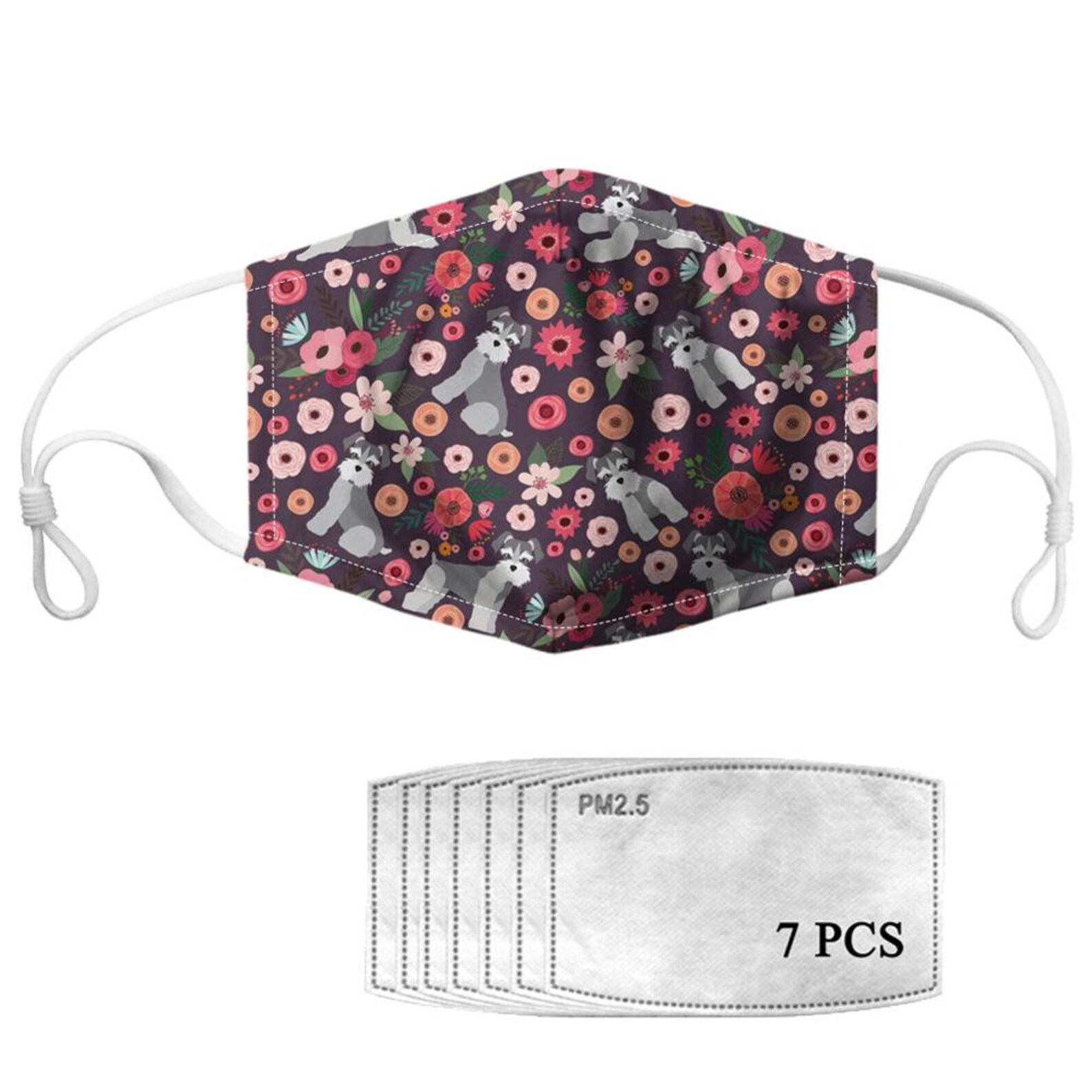 Cute Yorkshire Terrier Dog Mask Yorkie Dog Face Mask Womens - Etsy