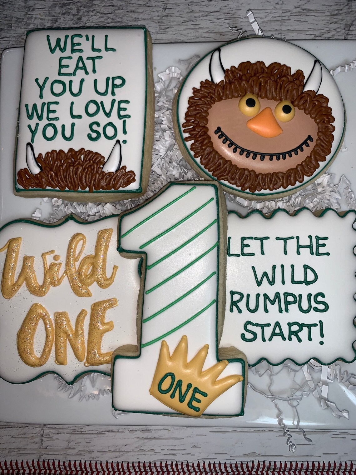 Where the Wild Things Are Sugar Cookies, Wild One - Etsy