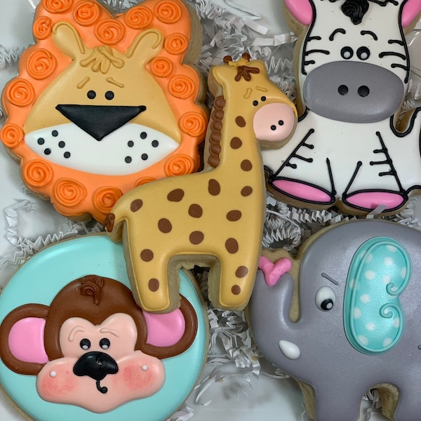 Zoo Cookies - Etsy