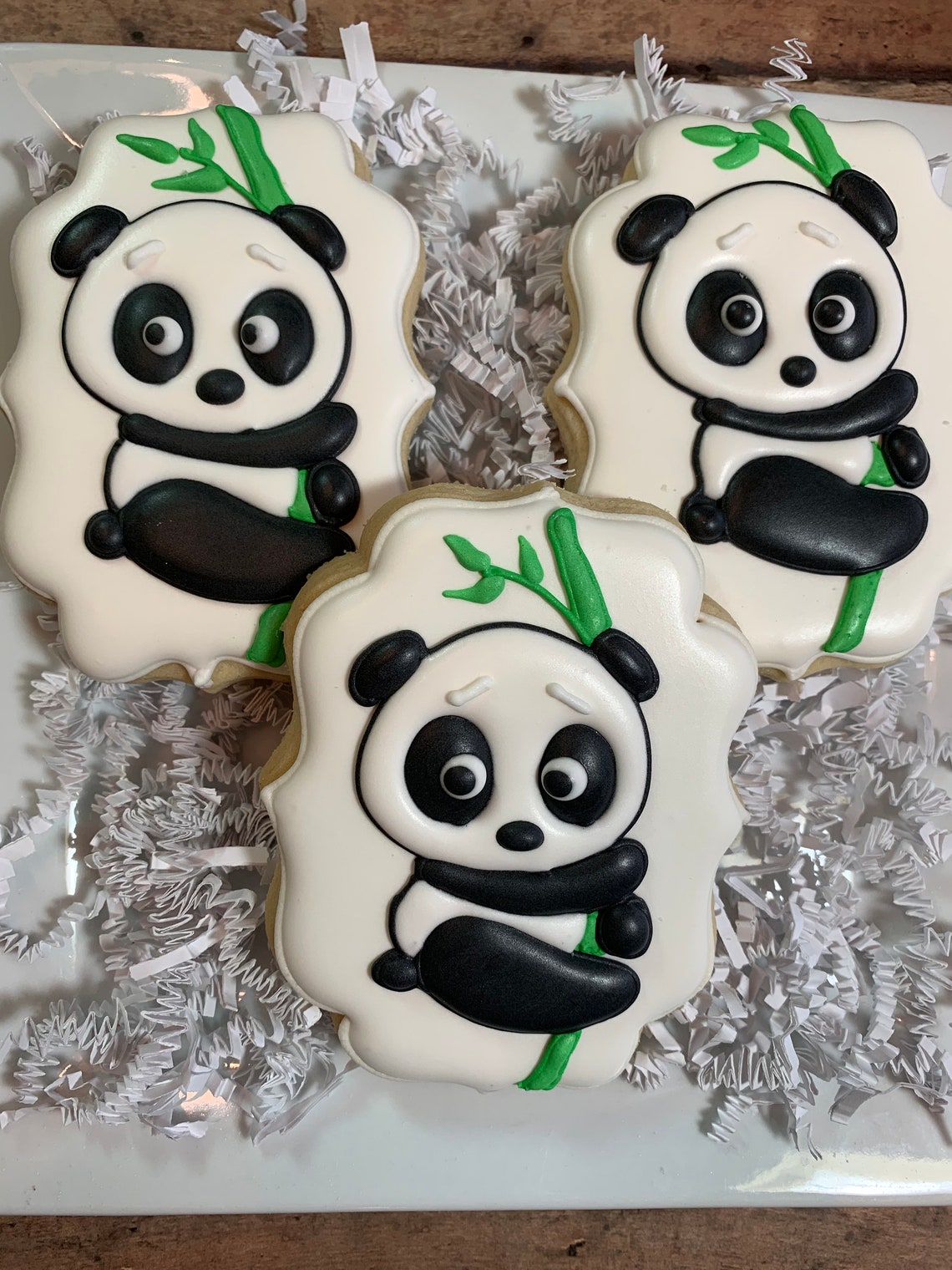 Panda Cookies | Etsy