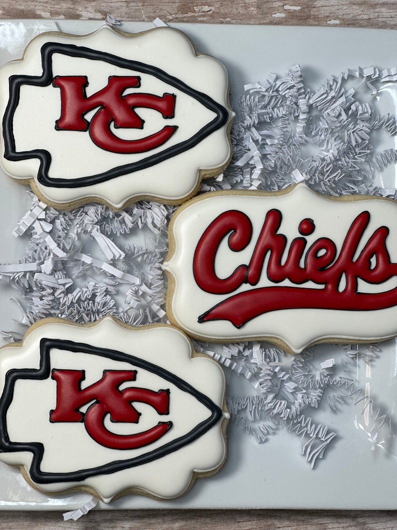 Kansas City Chiefs Cookies - Etsy