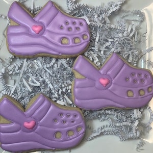 Croc Decorated Cookies - Etsy