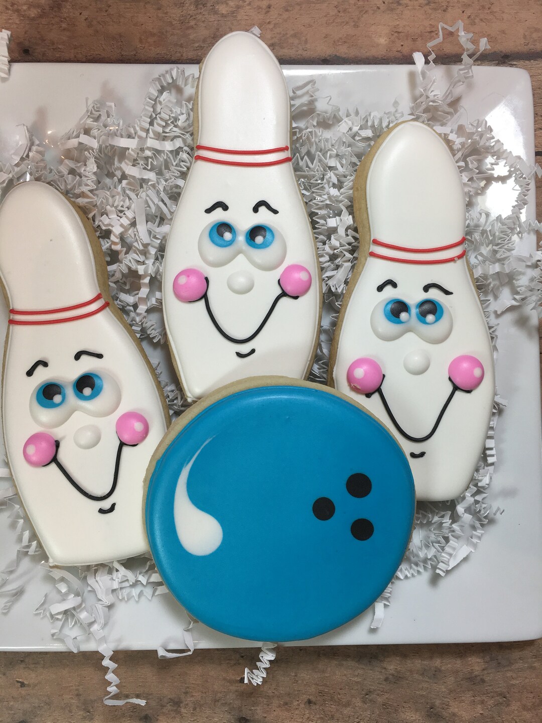 Bowling Cookies - Etsy