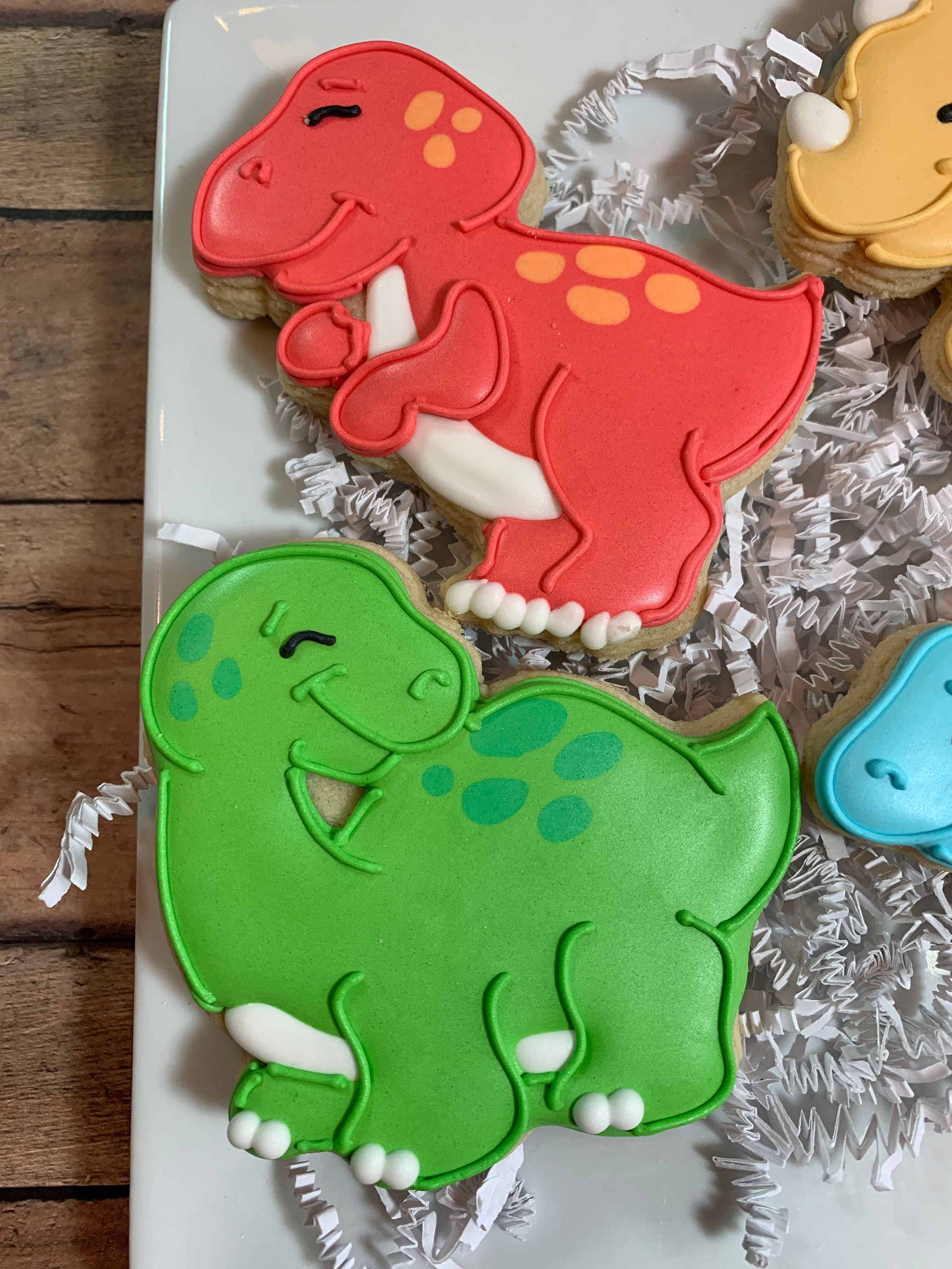 Dinosaur Cookies Stegosaurus Brontosaurus Triceratops - Etsy