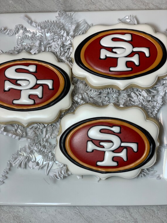 San Francisco 49ers Cookies Superbowl Cookies | Etsy