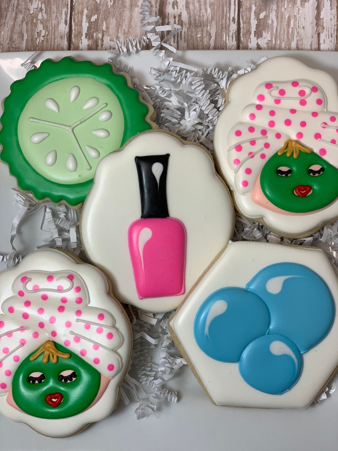 Spa Cookies/one Dozen - Etsy