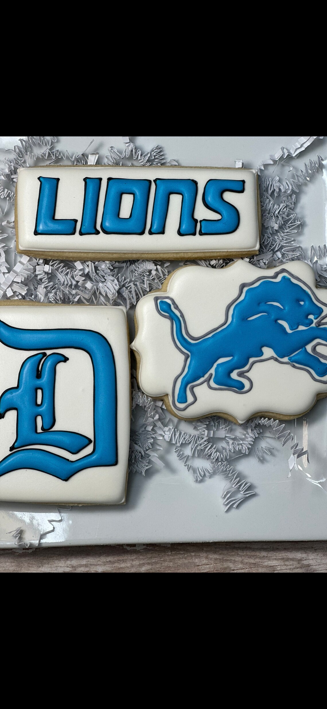 Detroit Lions Cookies - Etsy