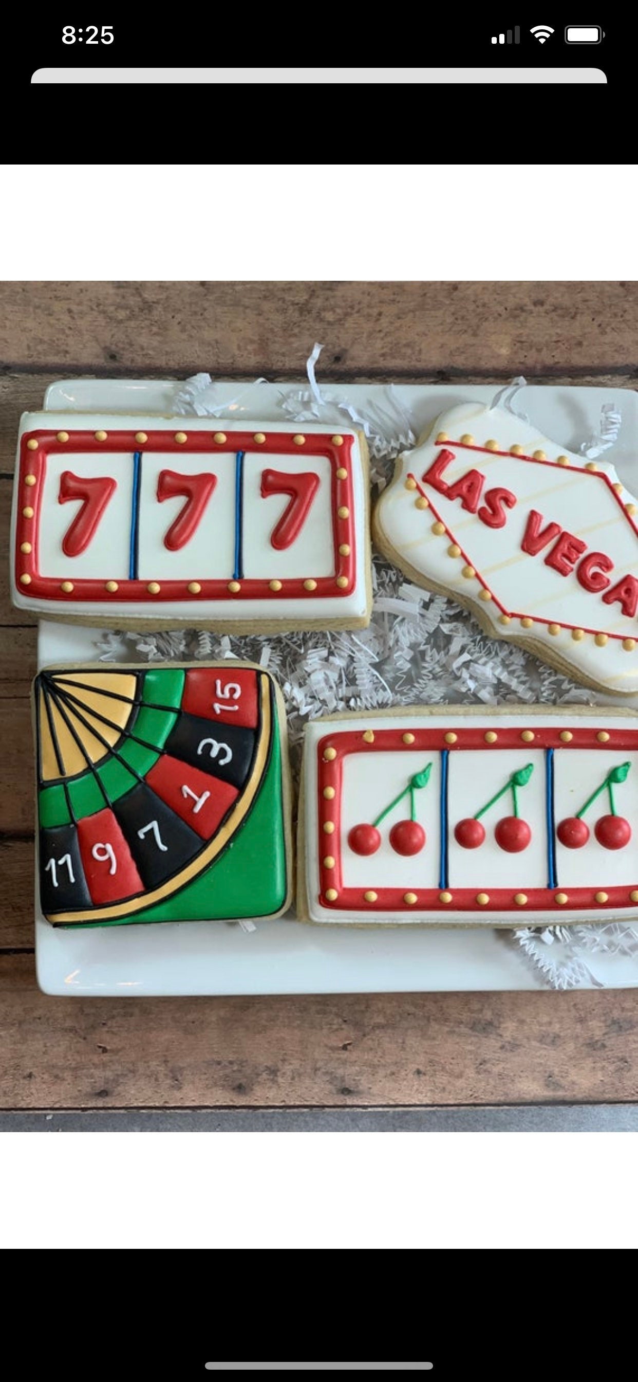 Vegas Themed Cookies - Etsy