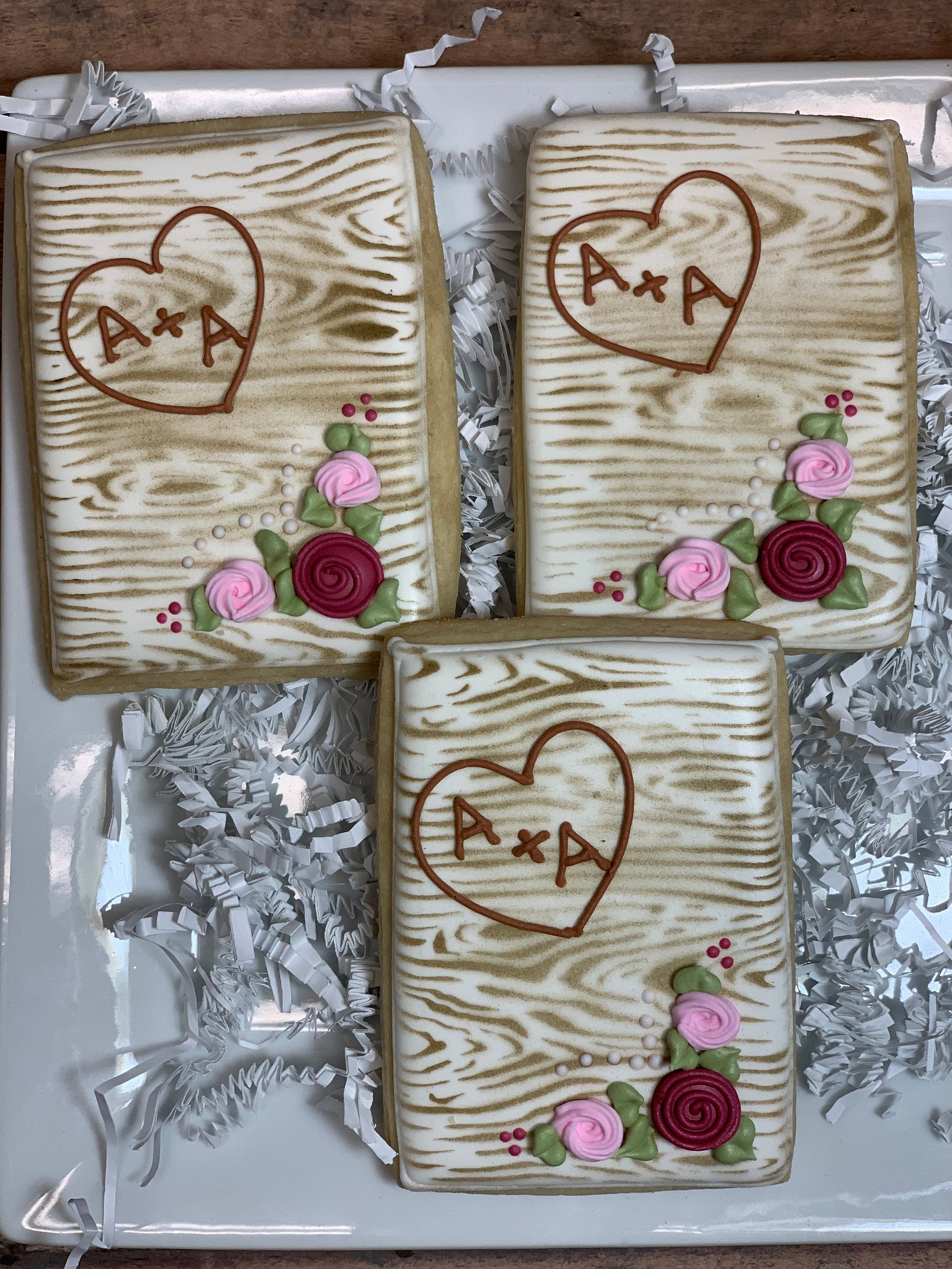 Birch Tree Bridal Shower Cookies, Wedding Cookies - Etsy