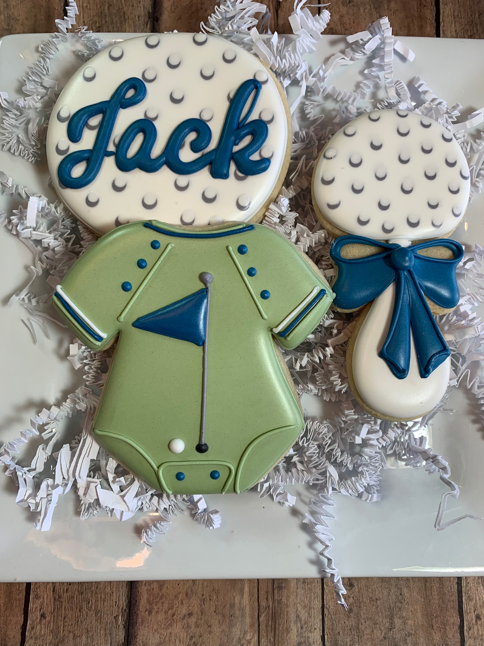 Golf Baby Shower Cookies, Baby Boy, Party Favors - Etsy