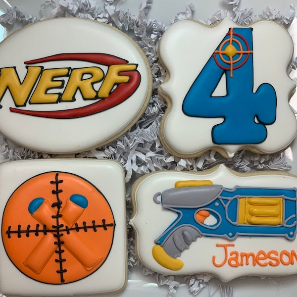 Nerf Birthday Cake - Etsy