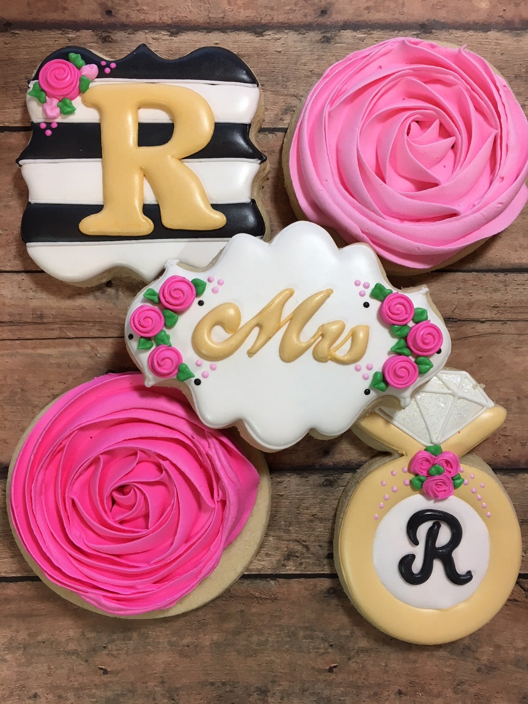 Kate Spade Bridal Shower Cookies, Bride-to-be, Shower Favors - Etsy