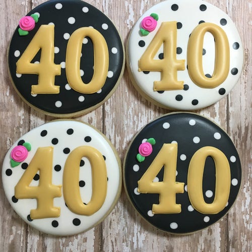Kate Spade Themed Birthday Cookies - Etsy