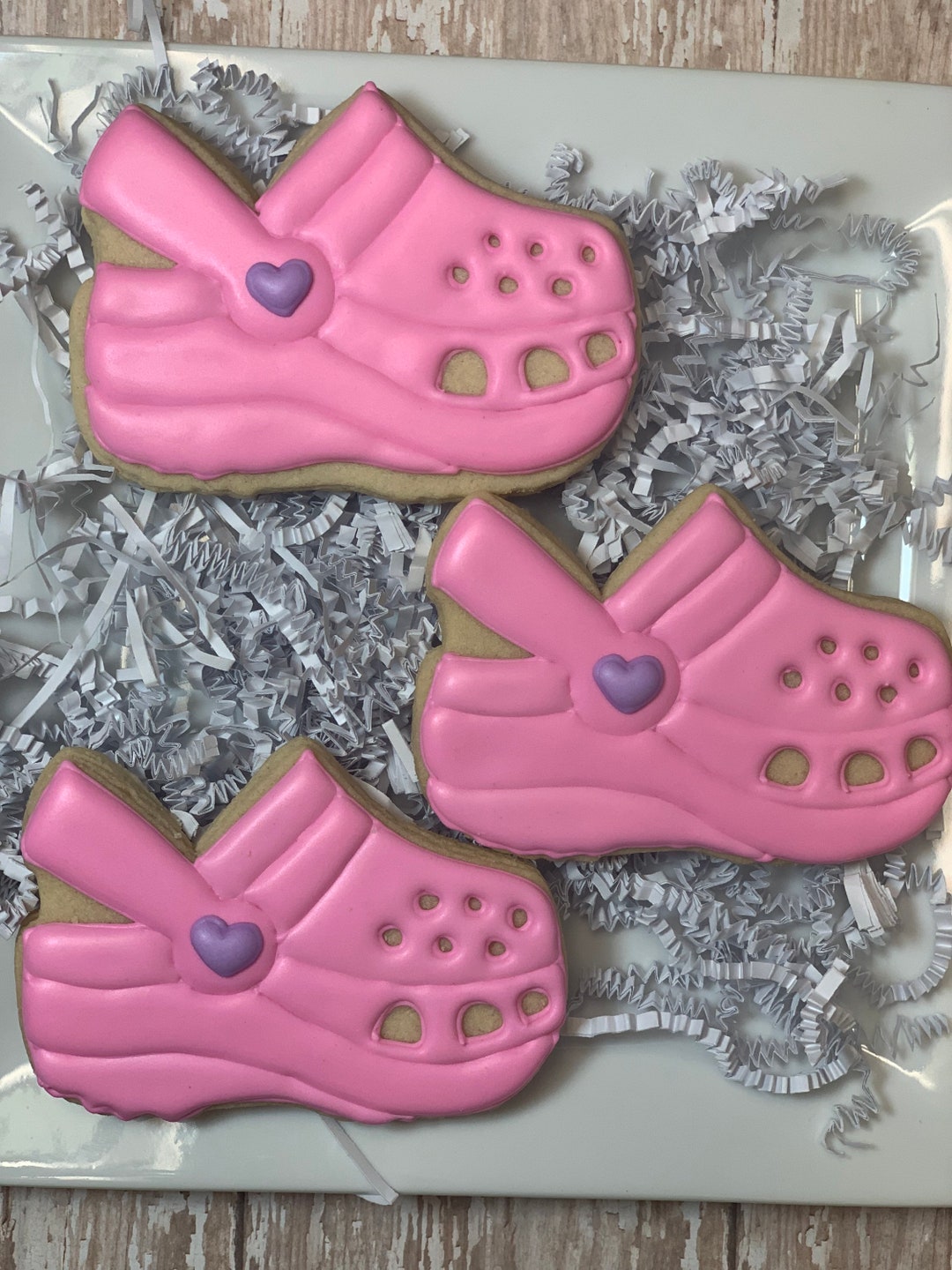 Croc Decorated Cookies - Etsy