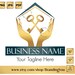 Real Estate Logo, Key Hands House Realtor Agent Business Branding ...