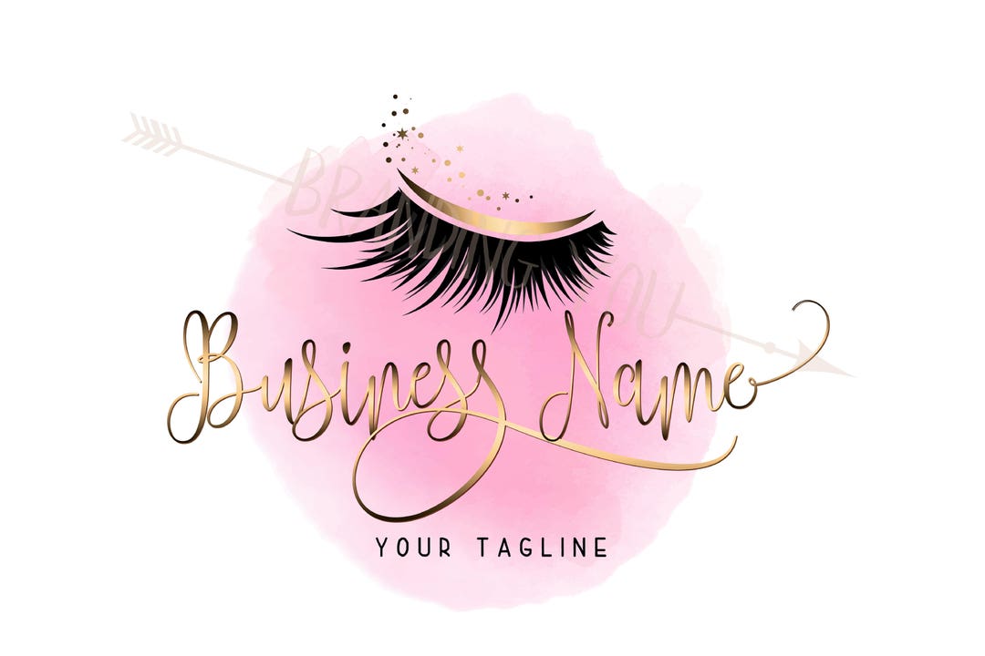 Lash Logo, Custom Logo, Lashes Logo, Eyelash Logo, Cosmetics Logo ...