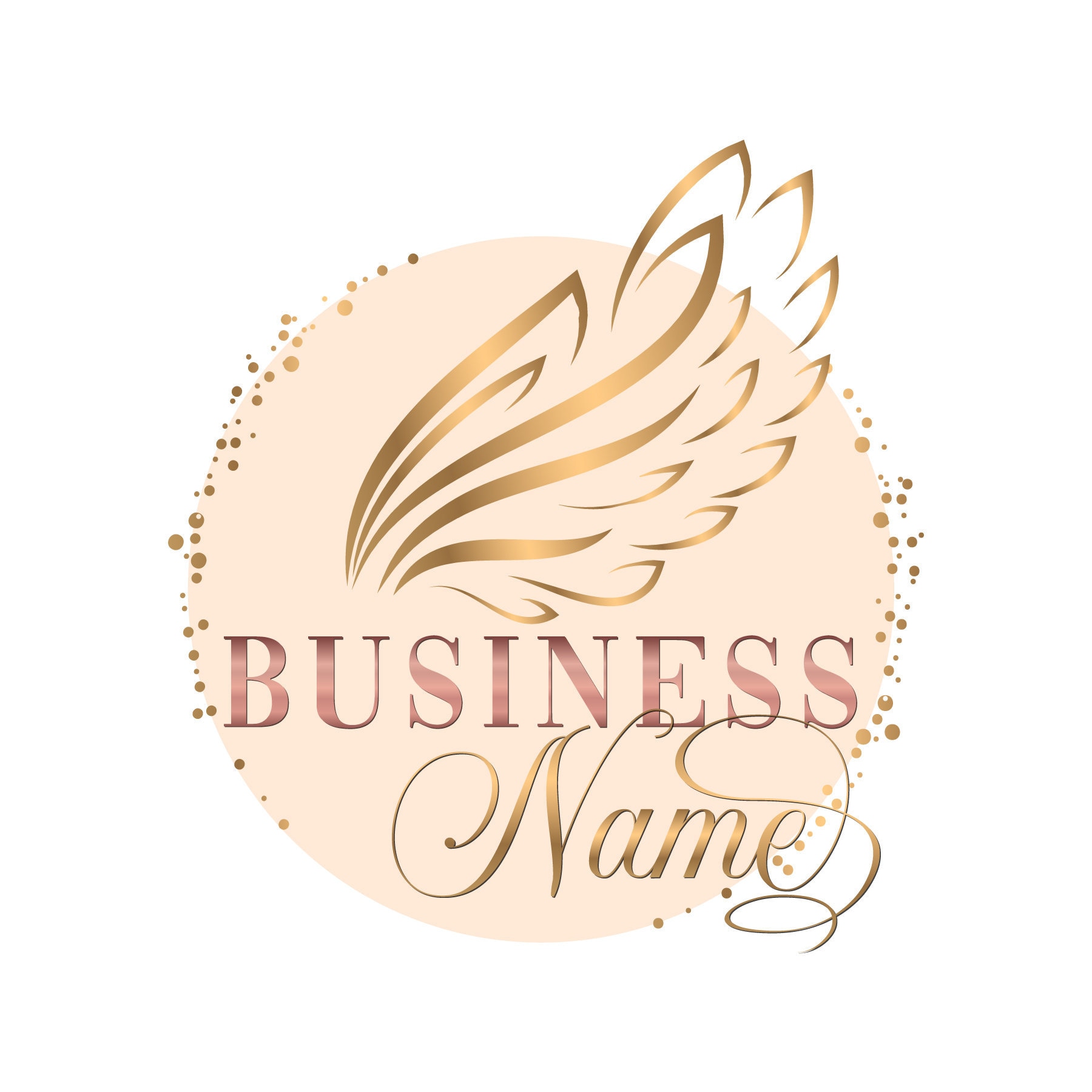 Angel Wings Logo Design