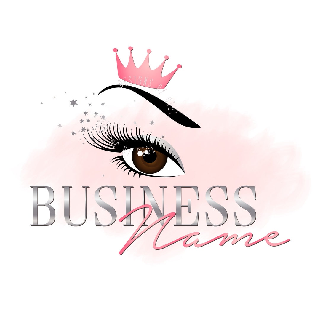 Lash Logo Custom Logo Lashes Logo Eyelash Logo Cosmetics - Etsy