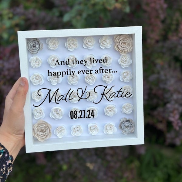 Wedding Shadow Box - Etsy