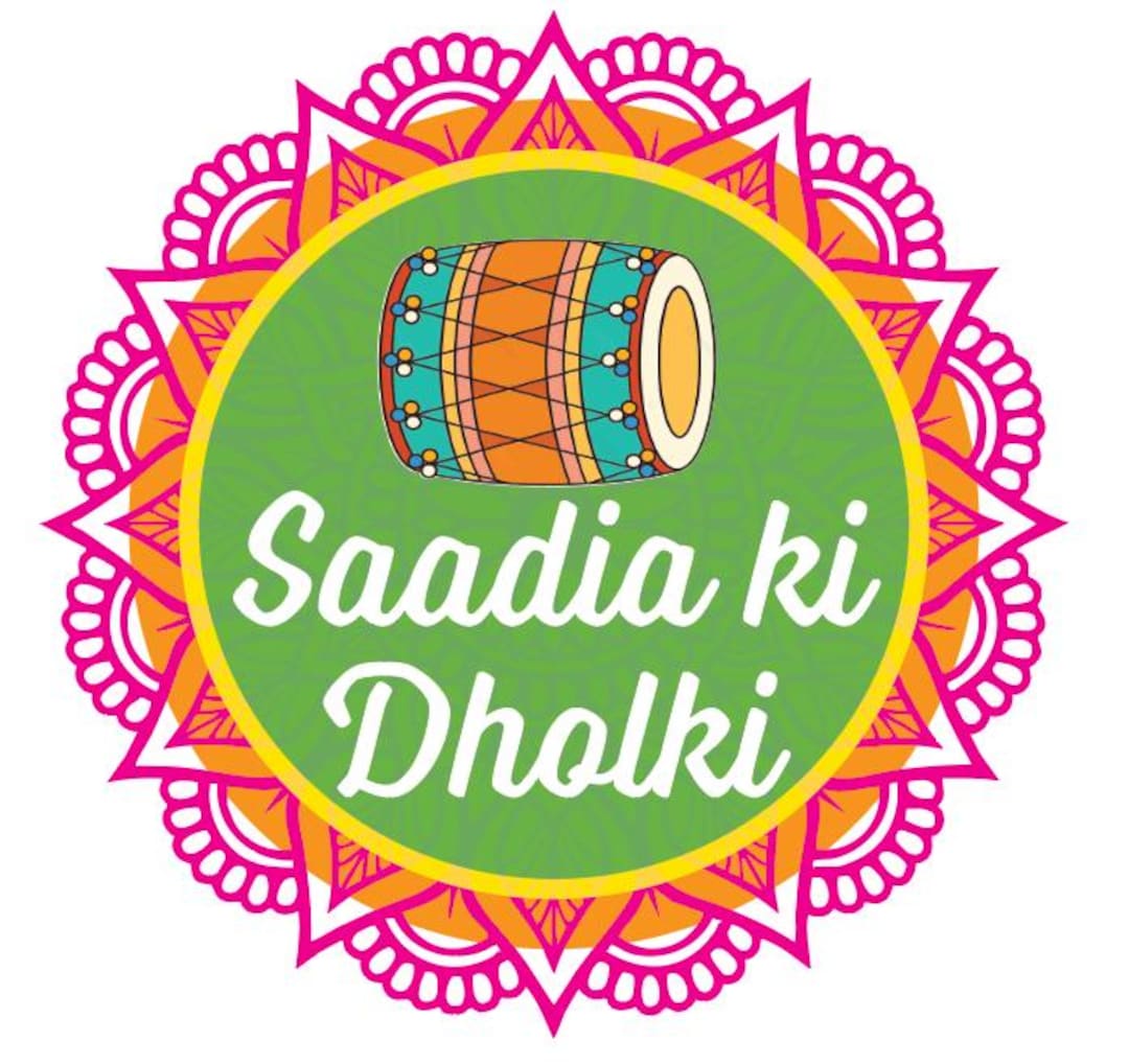 Custom Dholki Stickers - Mehndi Favors - Set of 20 - Etsy