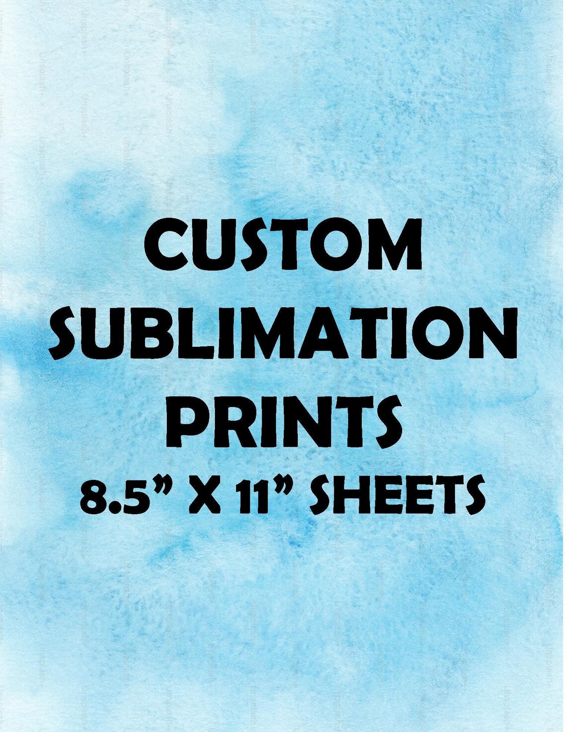 Custom Sublimation Sheets, Ready to Press Sublimation Prints, High ...