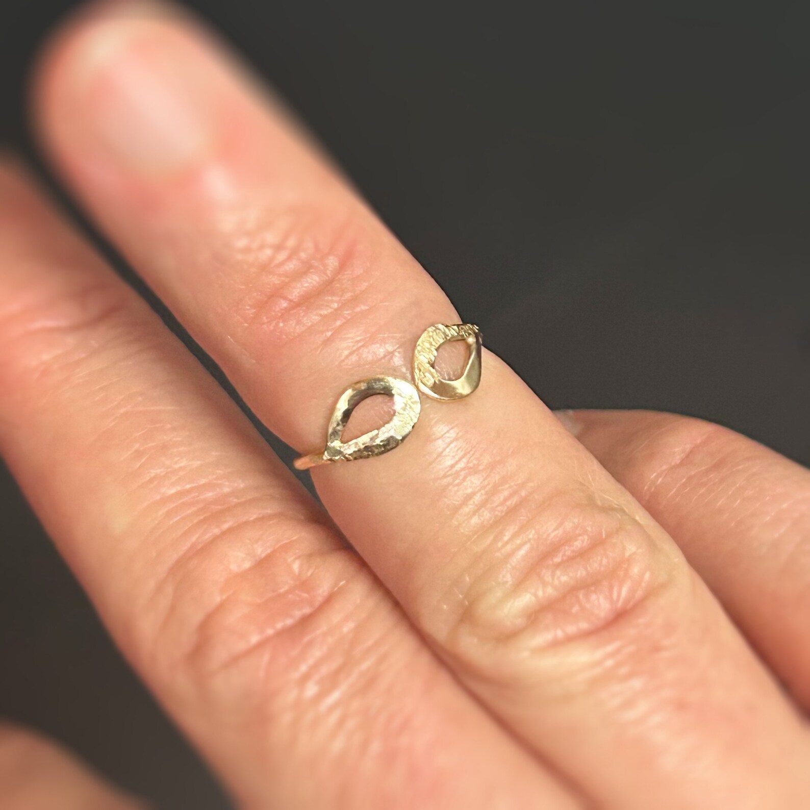Pinky Ring Women Solid Gold, Mid Knuckle Ring Gold, Toe Jewelry, Ring ...