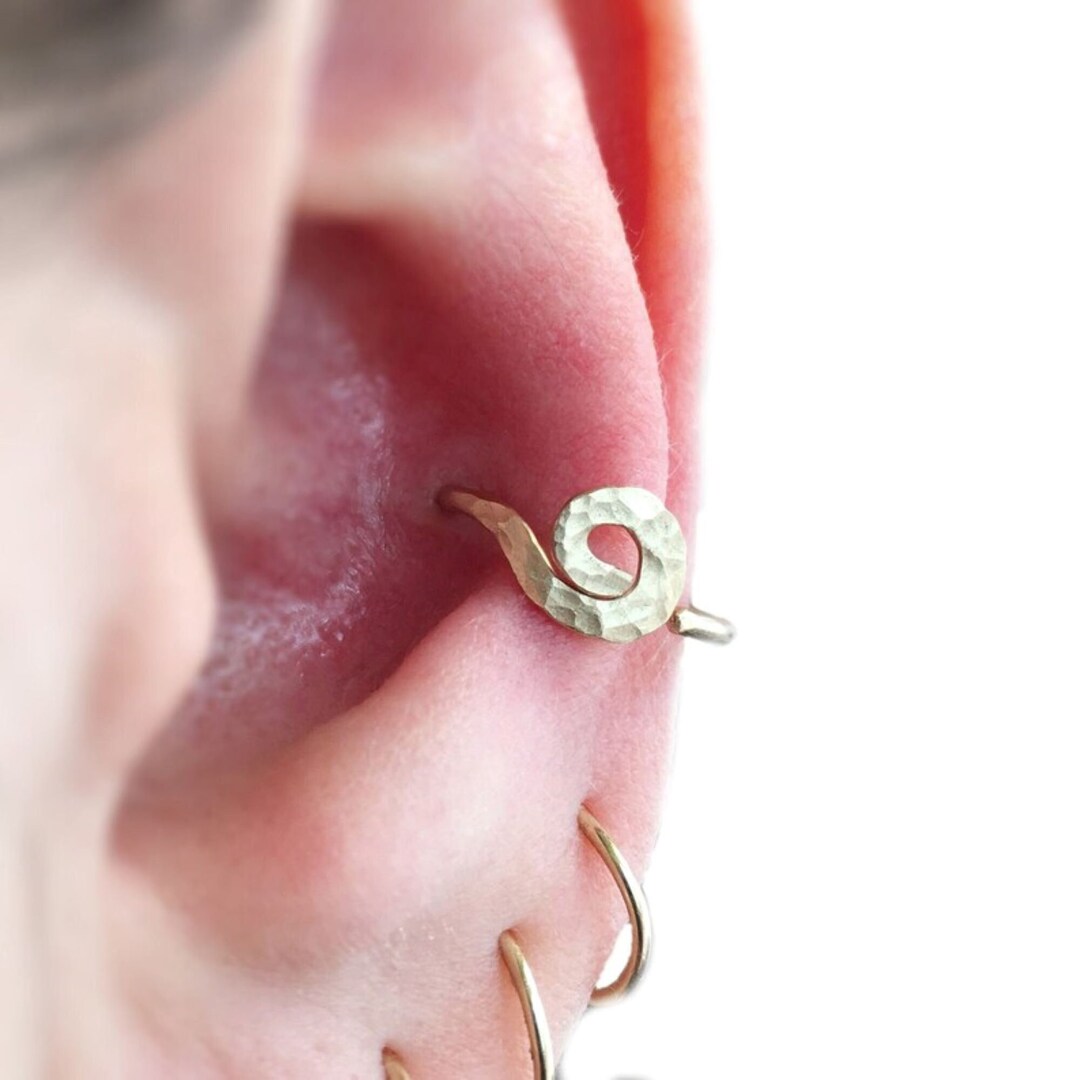 Muschel Ohrring 22k Schmuck, Piercing Schmuck Conch Hoop Ohrring ...
