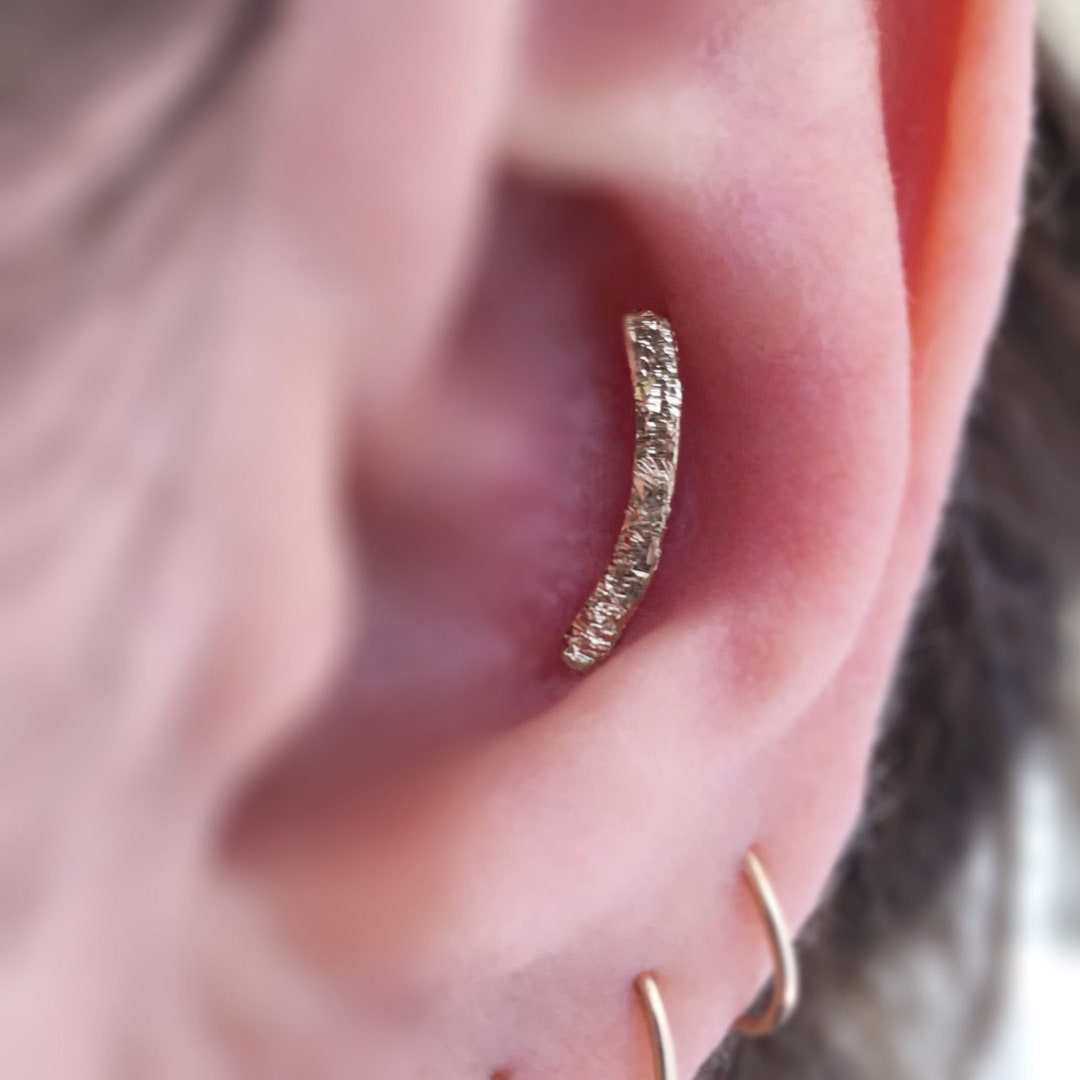 Conch Stud Earring, Helix Stud Gold, Piercing Jewelry Ear, Piercing ...