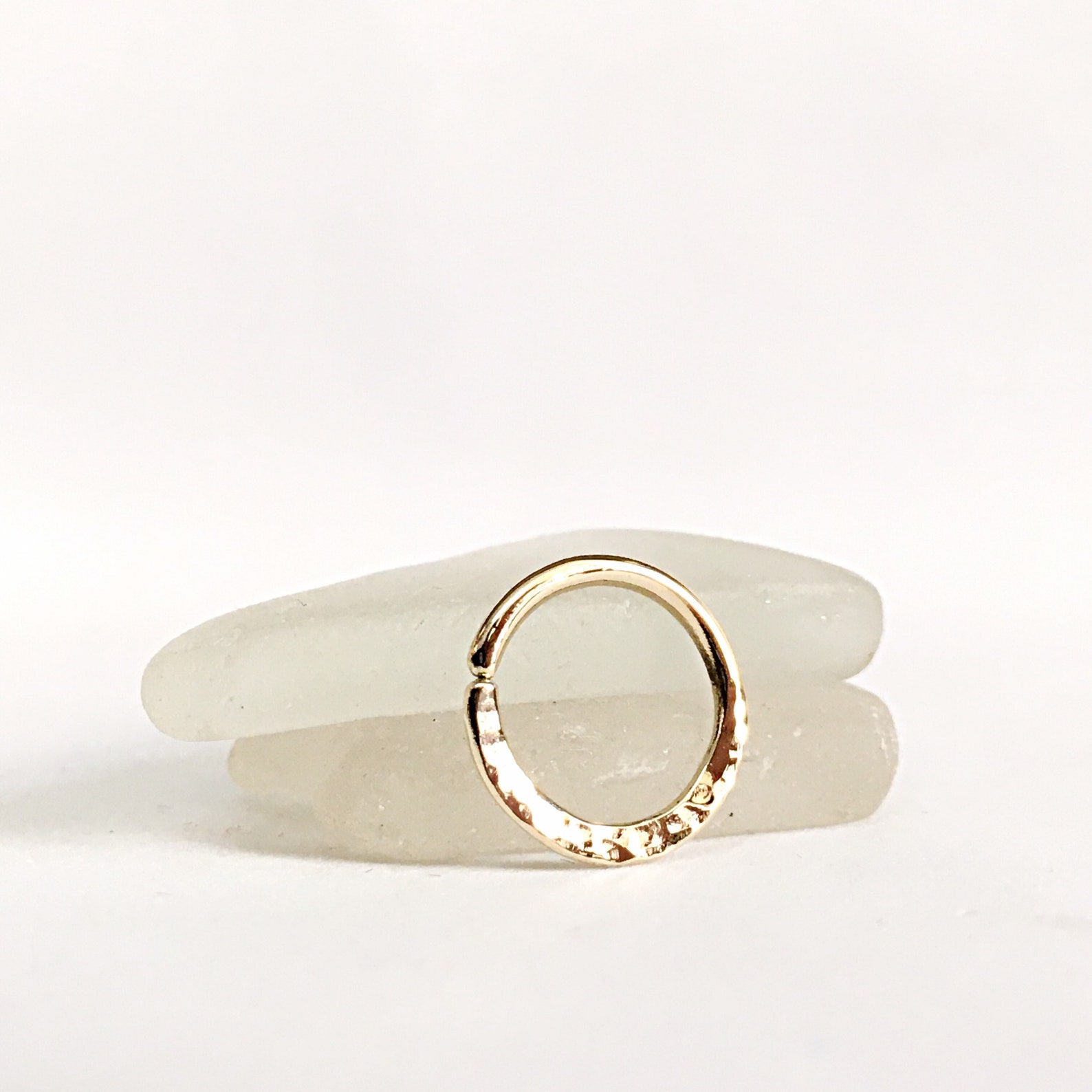 Septum Ring 18K Gold Septum Ring 18g Septum Jewelry Ring - Etsy